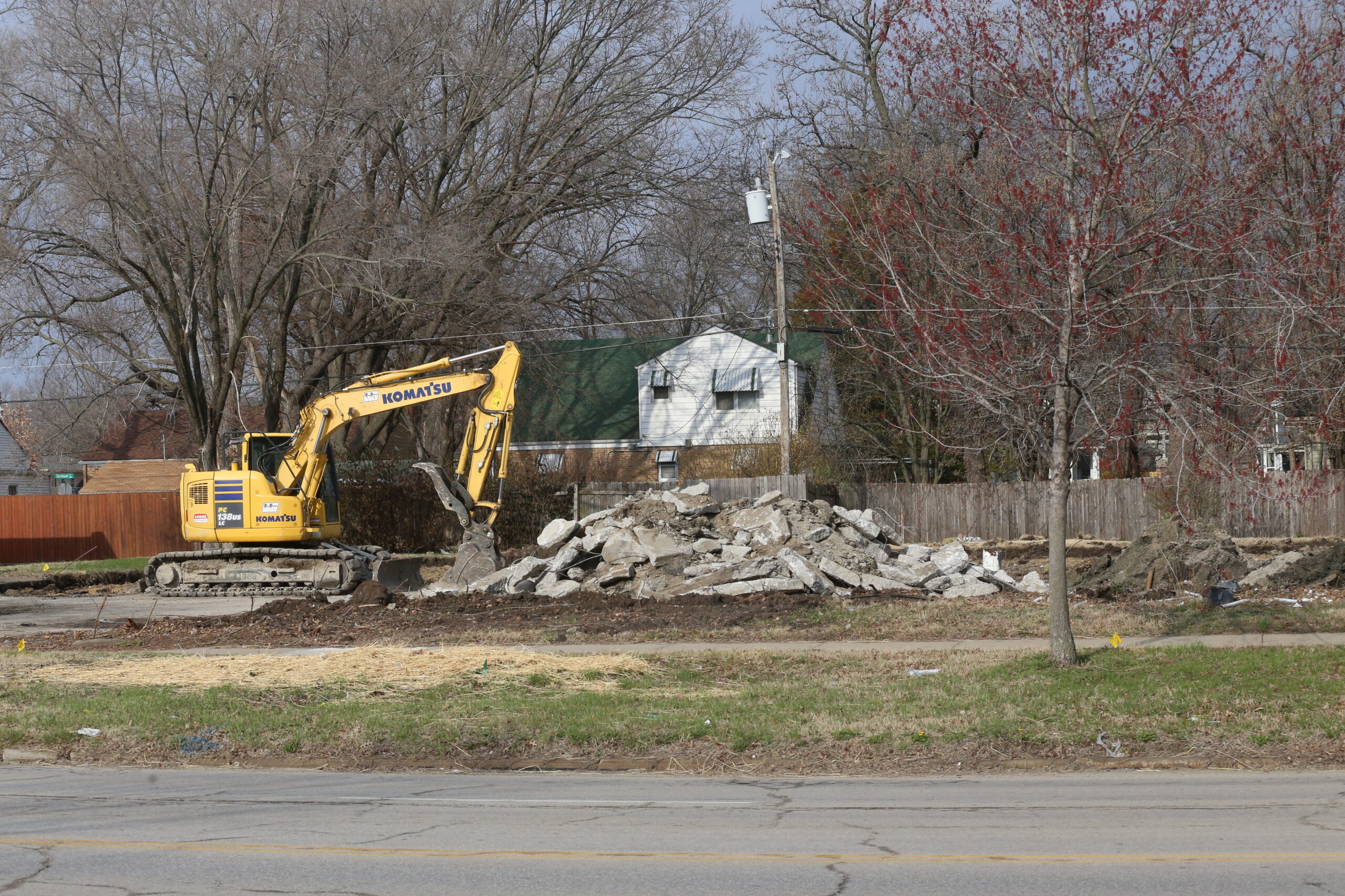 Town Talk | Demolition of old Mass. Street convenience store clearing ...